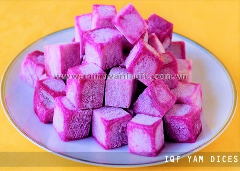 IQF Frozen Yam Dices – Vietnam Canned Fruit & Vegetable, IQF Frozen ...